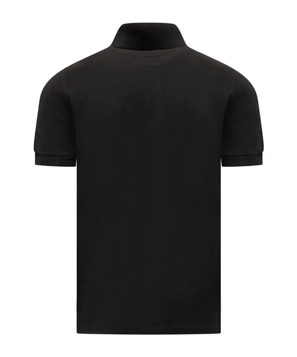 TOM FORD Logo Embroidered Short-sleeved Polo Shirt - Black