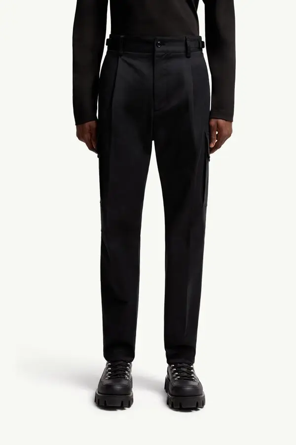 Moncler Gabardine Cargo Trousers