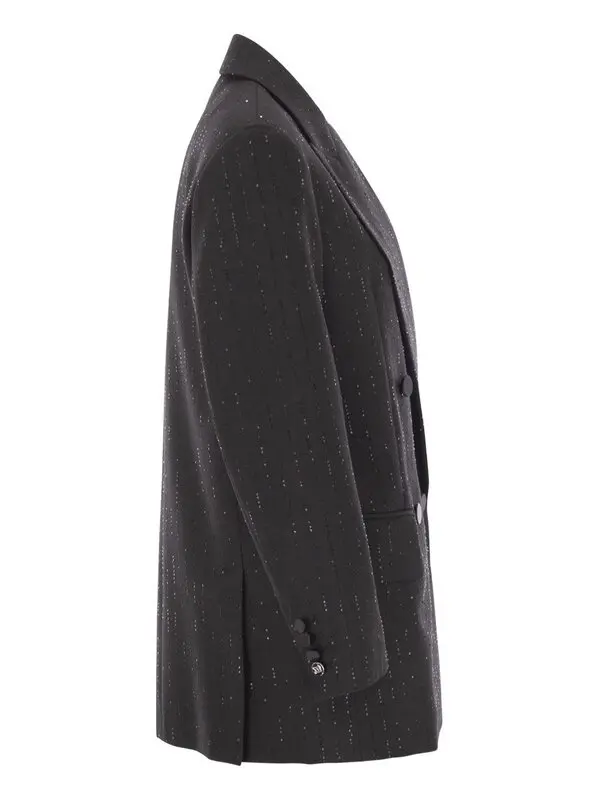 Max Mara Appia Double Breasted Blazer - Black