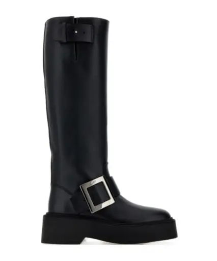 ROGER VIVIER Viv Rangers High Biker Boots