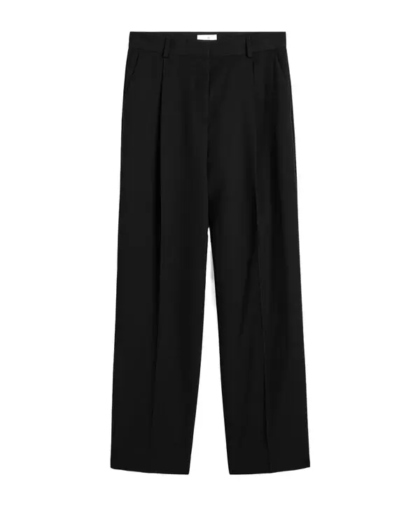 TOTEME Pleat Detailed Tailored Trousers - Black