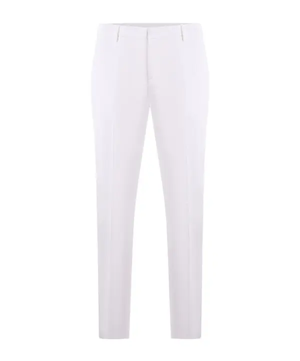 DONDUP Slim-fit Gabardine Pants - White