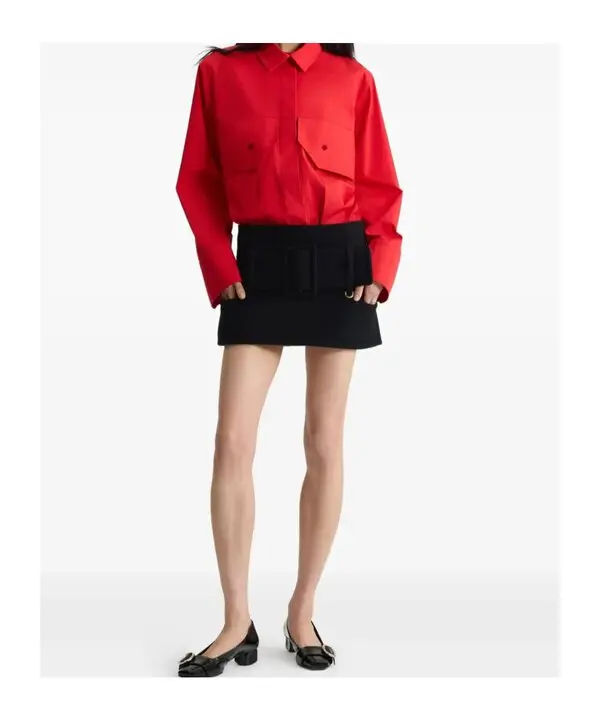 PATOU Belted Mini Skirt