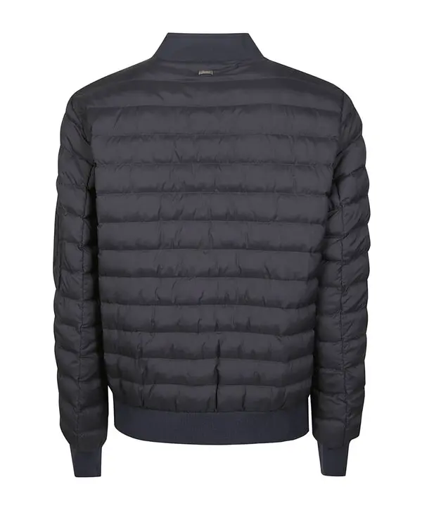 Herno Zip-up Quilted Jacket - Blue