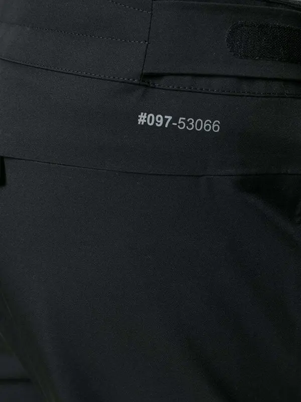 Moncler Nylon Ski Trousers With Belt And Zippers