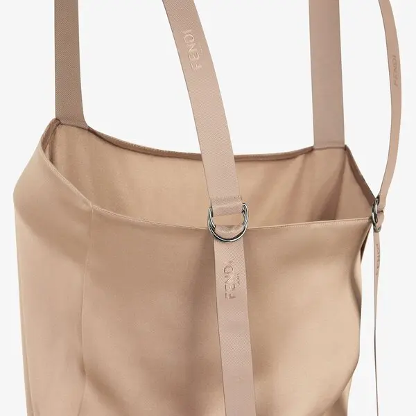 Fendi Flowing Long Sleeveless Dress