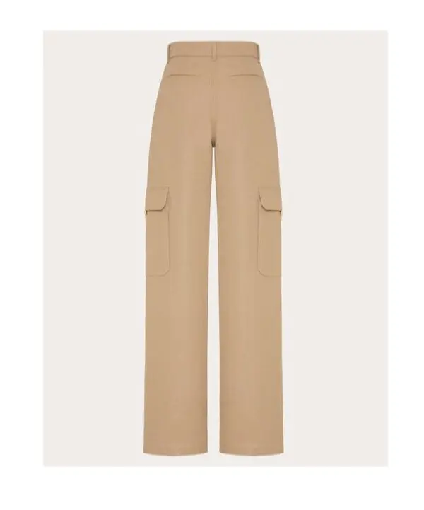 Valentino Garavani High Waist Wide Leg Trousers