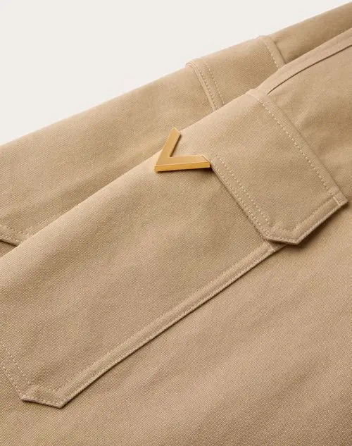Valentino Garavani High Waist Wide Leg Trousers