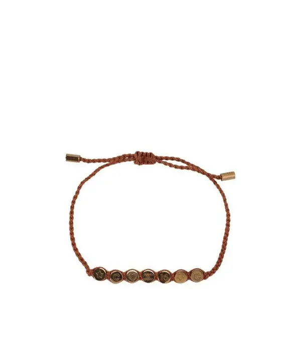 Celine Plage Dots Bracelet In Brass With Gold Finish - Yellow