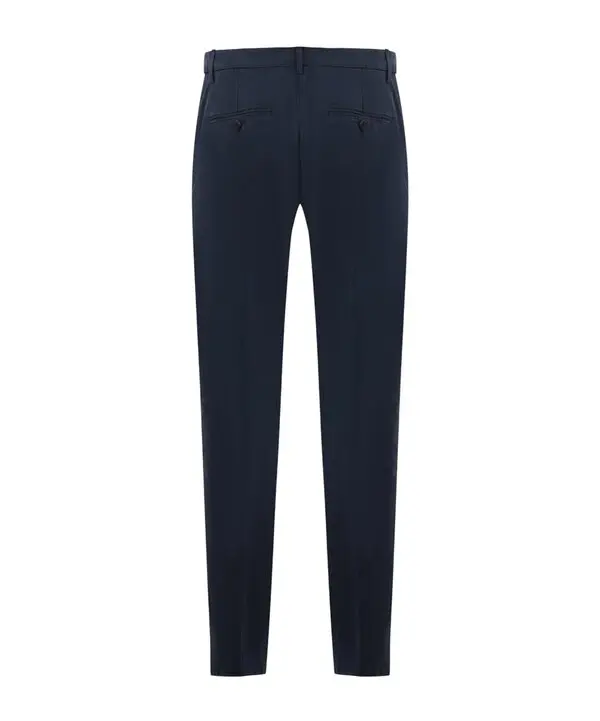 DONDUP Slim-fit Gabardine Pants - Black