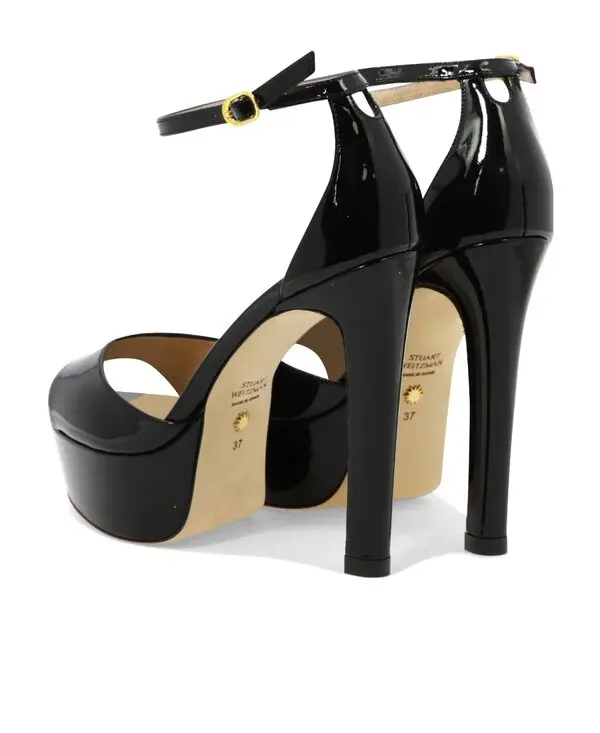 STUART WEITZMAN Disco Platform" High-heeled Sandals - Black