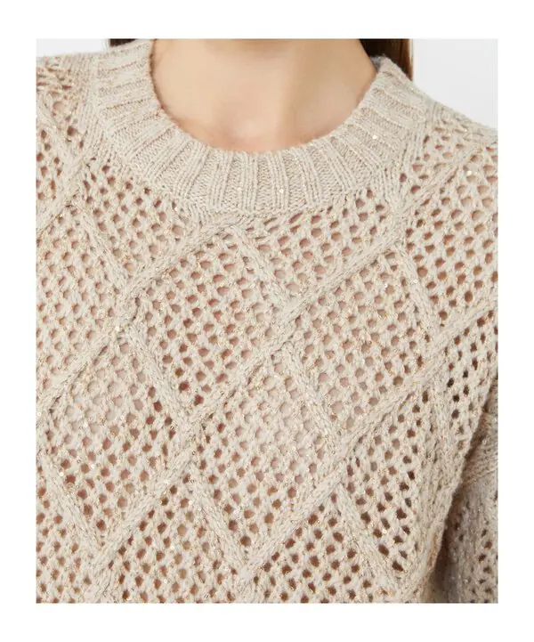 Max Mara Ellade Crewneck Jumper - Beige