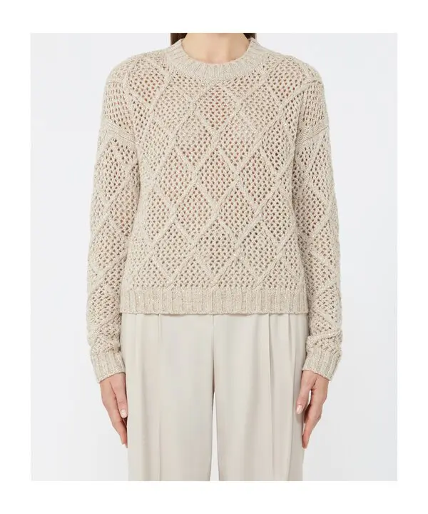 Max Mara Ellade Crewneck Jumper - Beige