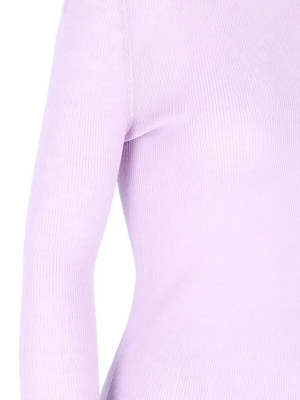 Bottega Veneta Ribbed Turtleneck Long-sleeve Sweater