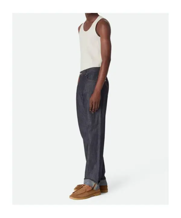 Bottega Veneta Wide Leg Jeans - Indigo