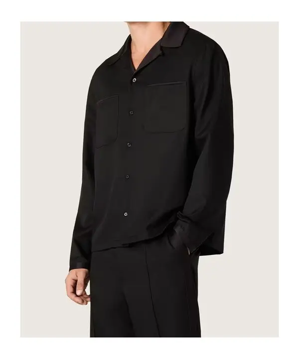 GOLDEN GOOSE Satin Detailed Shirt