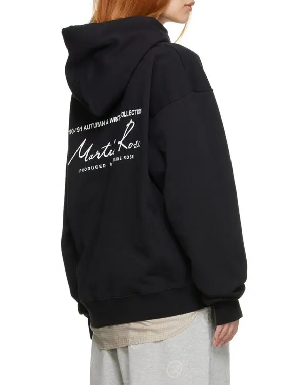Martine Rose Logo-printed Drawstring Oversized Hoodie