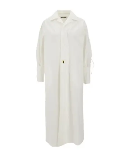DARKPARK Shirtwaist Dress With Pleated Rope Detailing