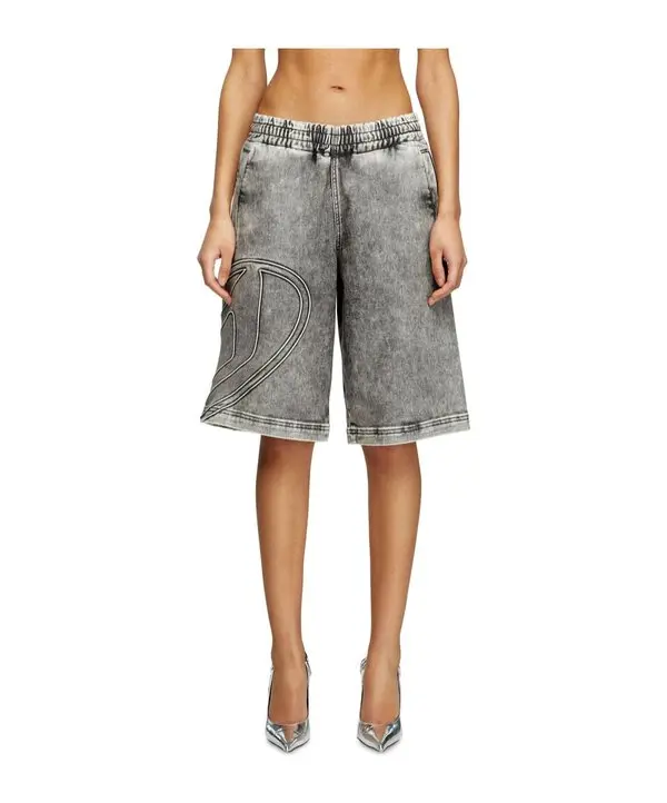 DIESEL® D-denny-s Track Denim Bermudas
