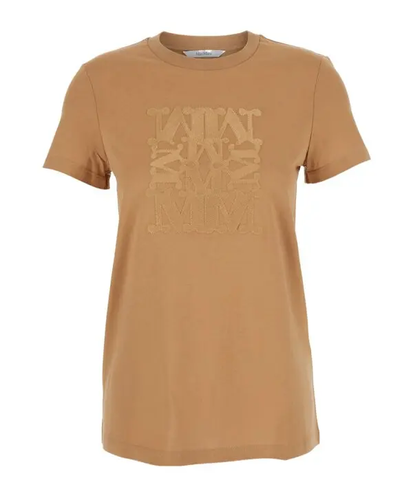 Max Mara Logo Embroidered Crewneck T-shirt