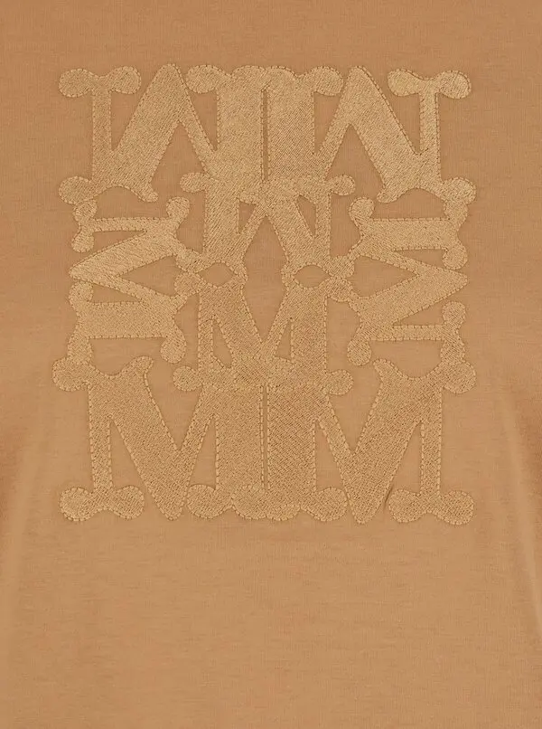 Max Mara Logo Embroidered Crewneck T-shirt