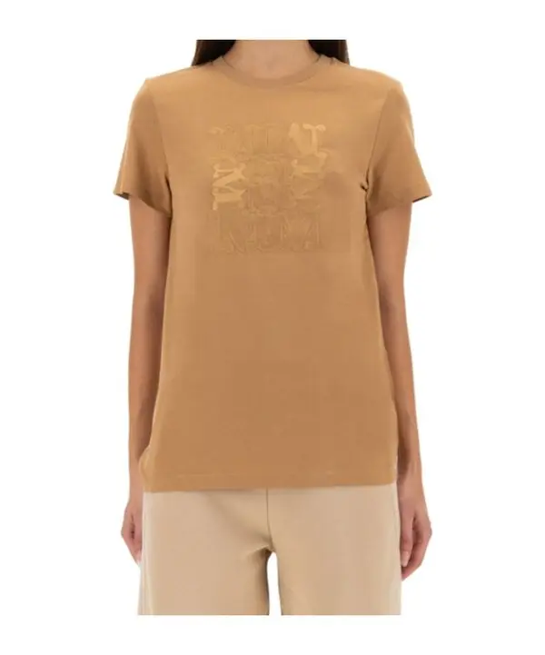 Max Mara Logo Embroidered Crewneck T-shirt