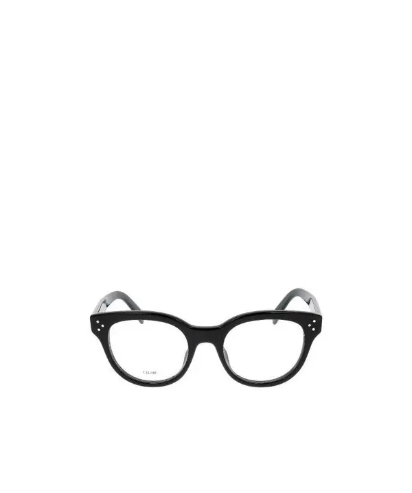 Celine Round Frame Eyeglasses - Black