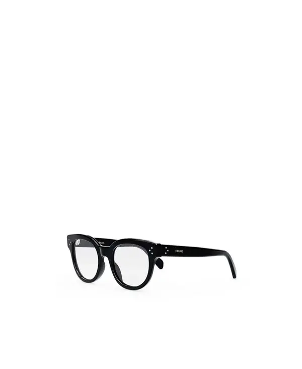 Celine Round Frame Eyeglasses - Black