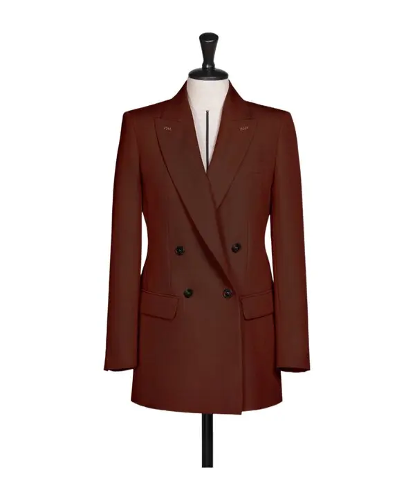 Max Mara Double-breasted Peaked Lapel Jacket