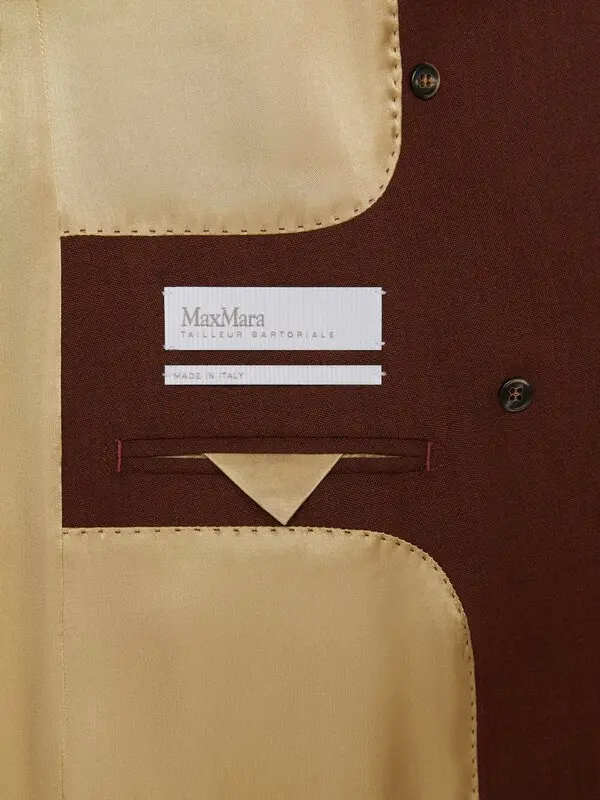 Max Mara Double-breasted Peaked Lapel Jacket