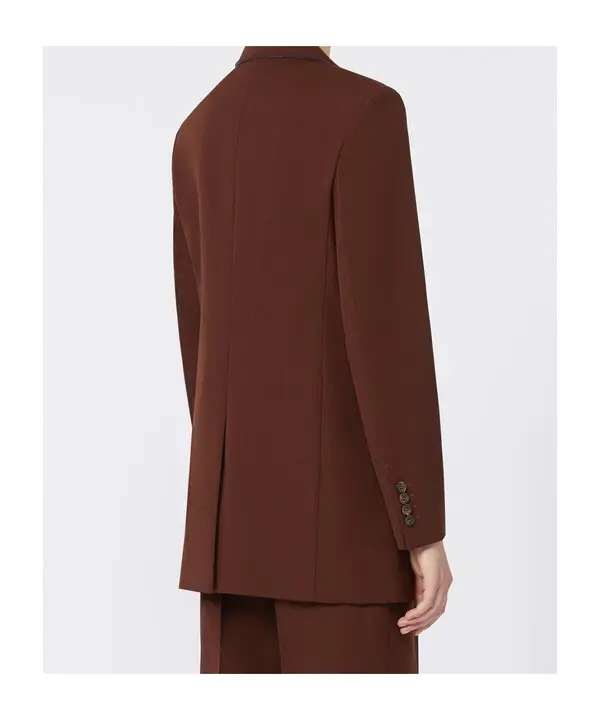 Max Mara Double-breasted Peaked Lapel Jacket