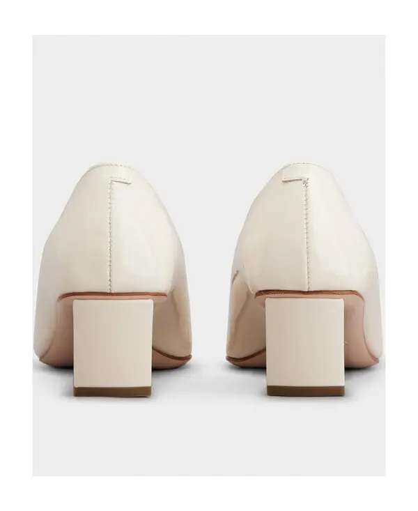 ROGER VIVIER Belle Vivier Buckle Pumps - Cream