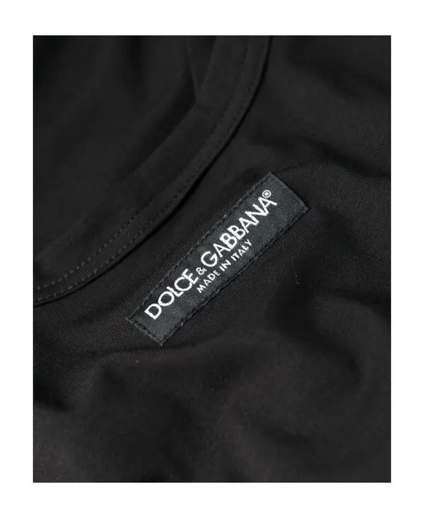 Dolce & Gabbana Logo Patch Tank Top