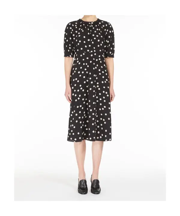 Max Mara Demetra Polka Dot Printed Dress