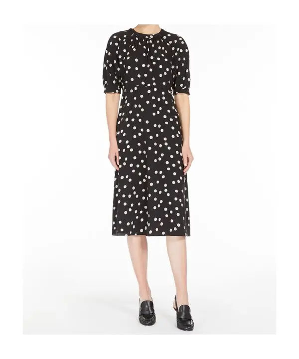 Max Mara Demetra Polka Dot Printed Dress