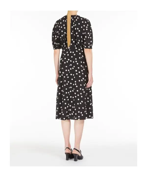 Max Mara Demetra Polka Dot Printed Dress