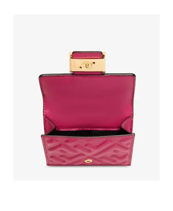 Fendi Fuchsia Nappa Leather Wallet