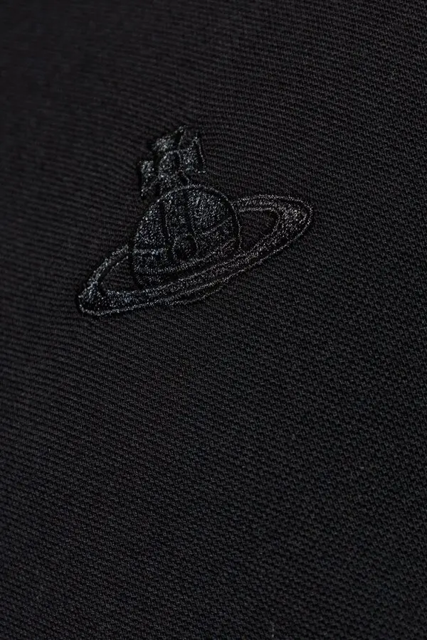 VIVIENNE WESTWOOD Orb Embroidered Polo Shirt