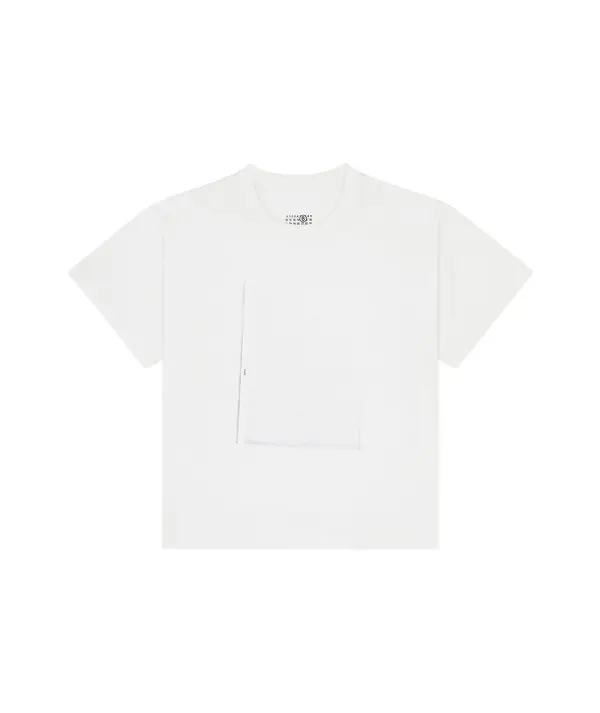 MAISON MARGIELA Cotton T-shirt With Drop Shoulder - White