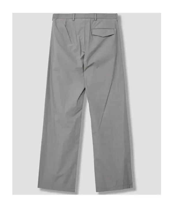 RIER Tailored Casual Pants With Belt Loops And Zippered Placket - Gray