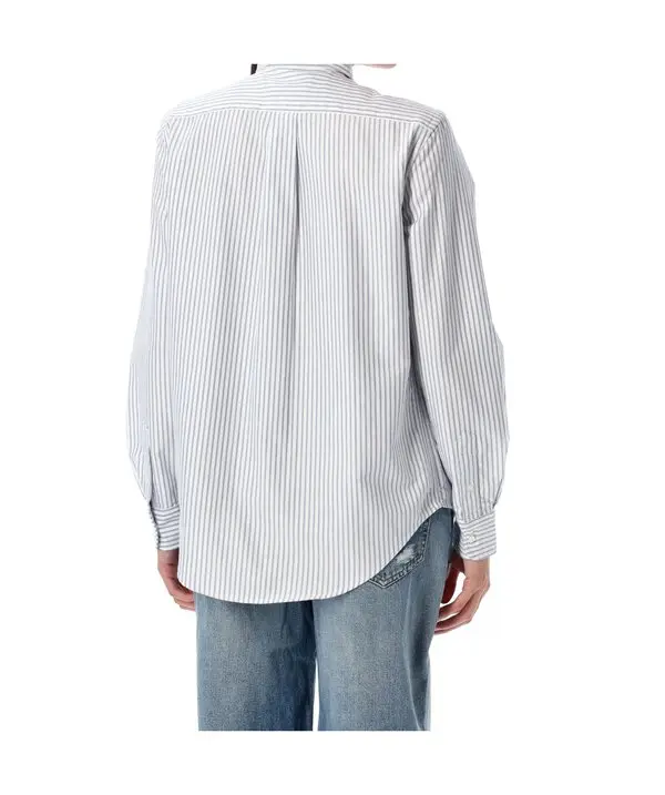 Polo Ralph Lauren Striped Oxford Shirt - Gray