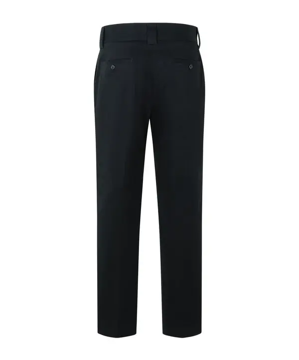 Dolce & Gabbana Logo Plaque Pressed Crease Trousers