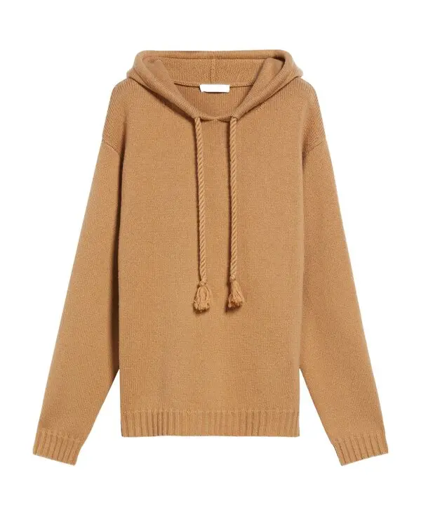 Max Mara Hooded Sweater With Knitted Details