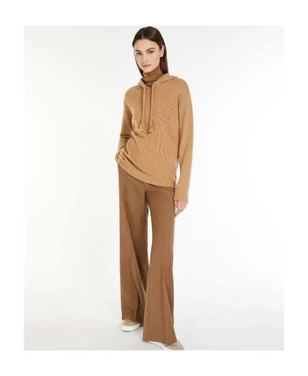 Max Mara Hooded Sweater With Knitted Details