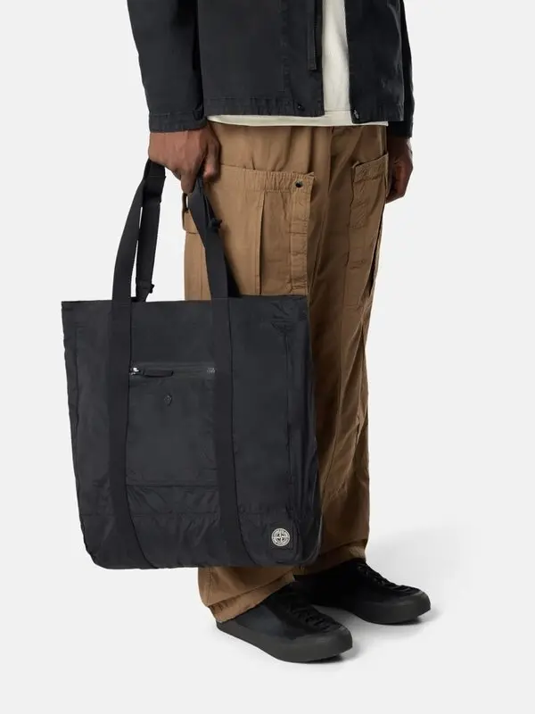 Stone Island Top Handle Tote Bag - Black