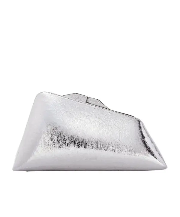 Attico 8.30 Pm Clutch Bag - Silver