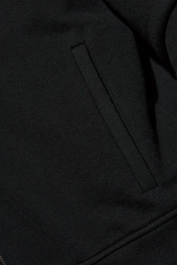 ALLSAINTS Raven Zip-up Hoodie With Chest Pattern