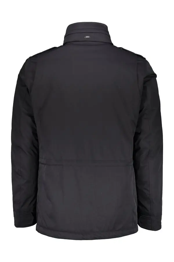 Herno High Neck Long-sleeved Padded Jacket - Black