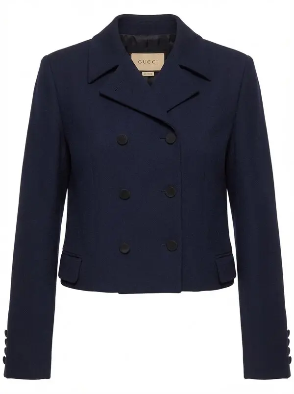 Gucci Cropped Double-breasted Jacket