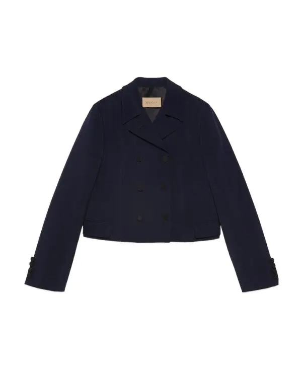 Gucci Cropped Double-breasted Jacket